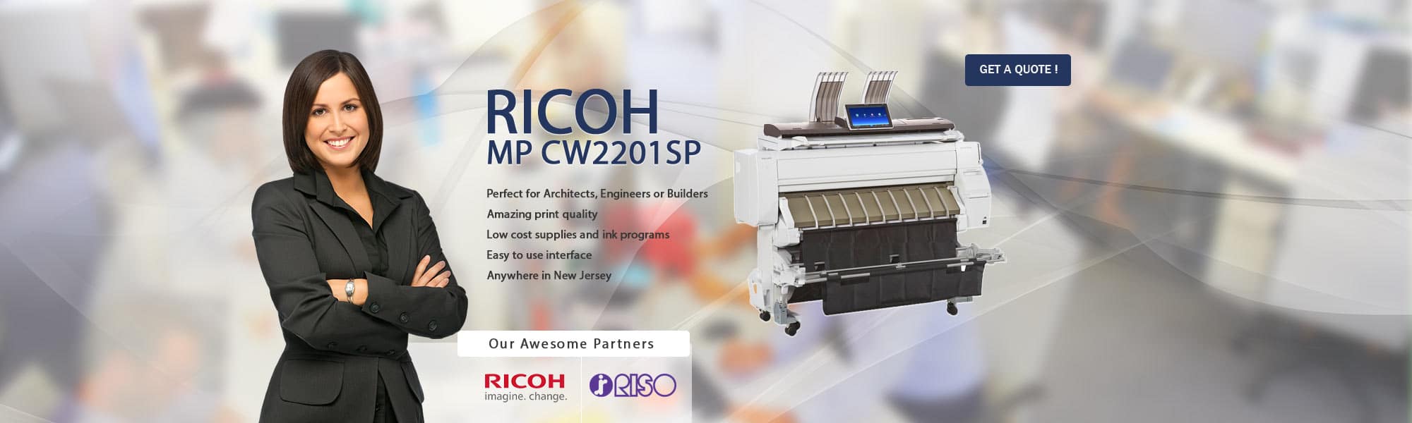 Jersey Plotters - Wide Format Printers - Plotter Repairs